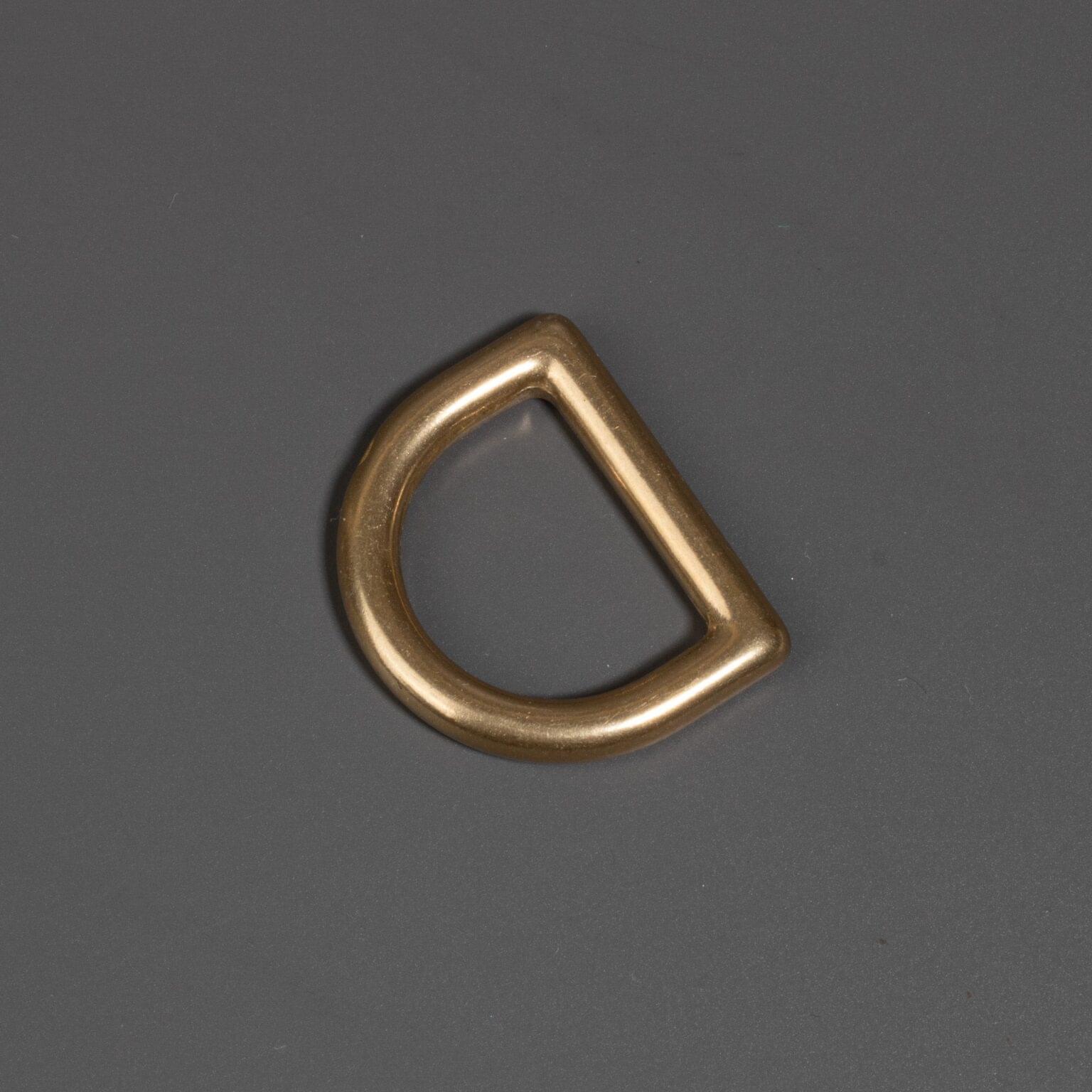 SOLID BRASS D-RING - Belts Production